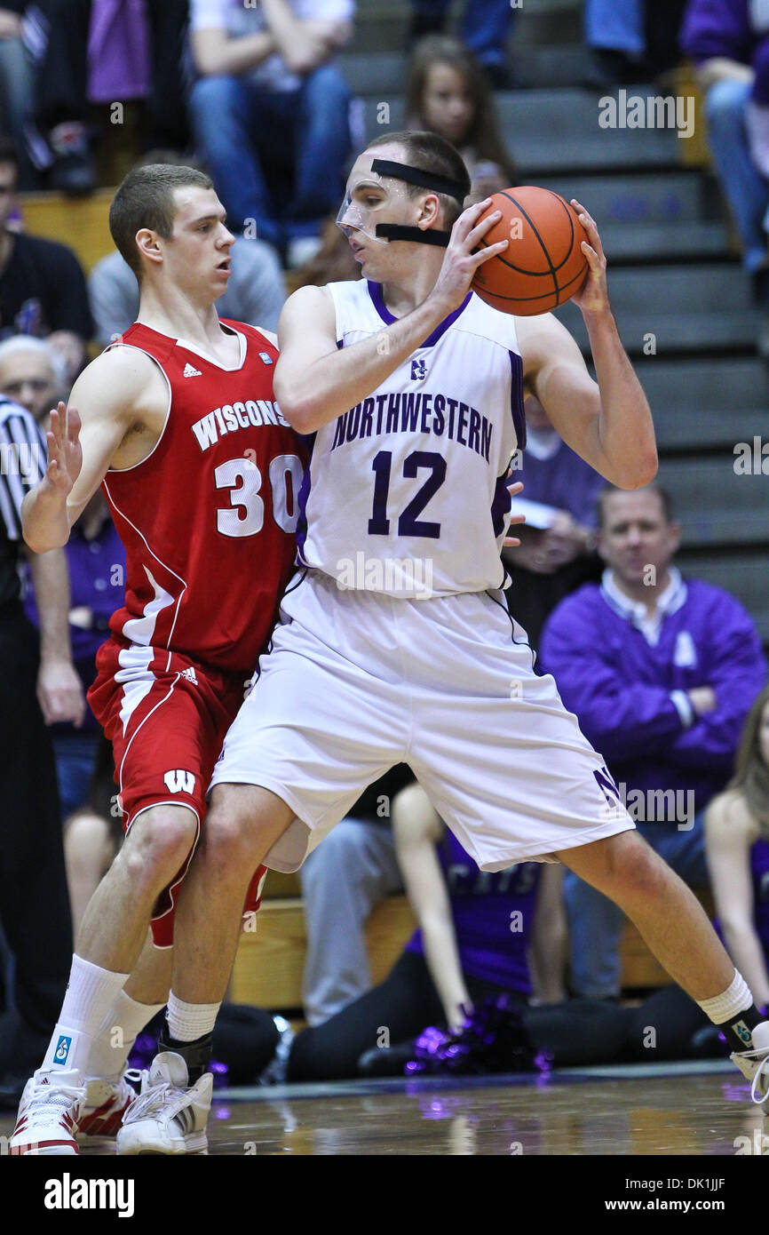 Jan. 23, 2011 - Evanston, Illinois, U.S - Northwestern center Luka ...