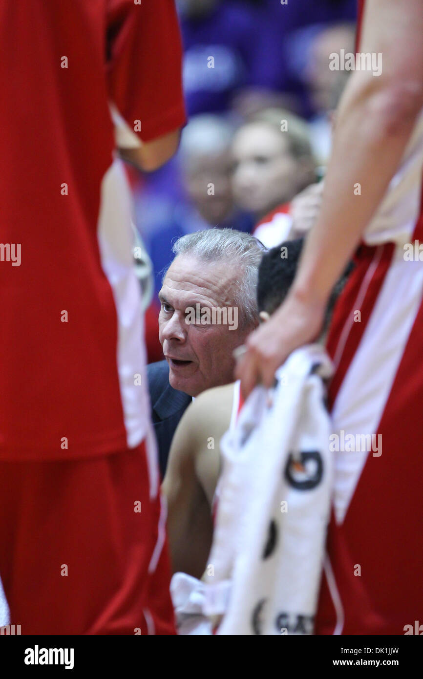 Jan. 23, 2011 - Evanston, Illinois, U.S - Wisconsin Head Coach Bo Ryan ...