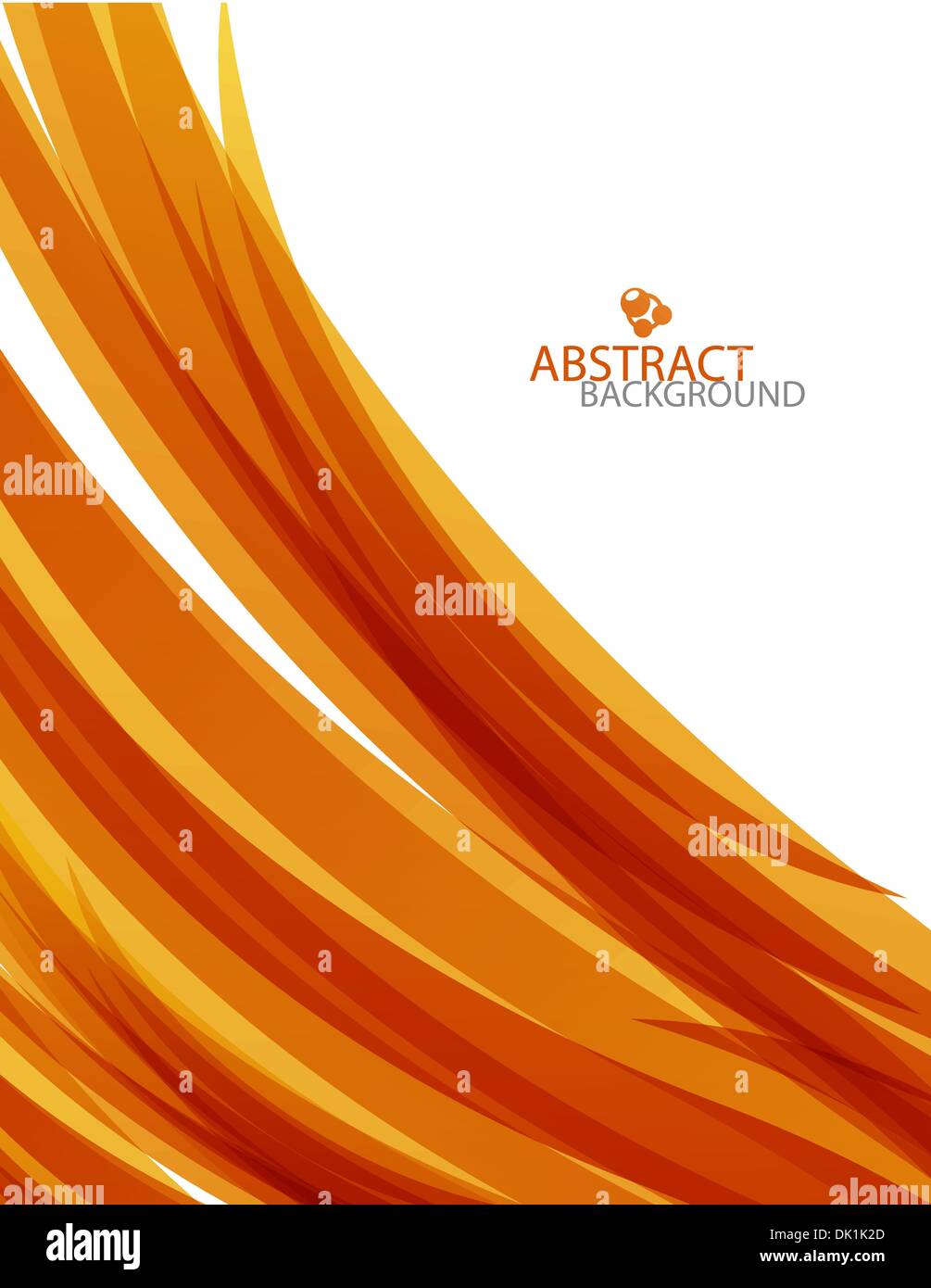 vector orange wave fire abstract background Stock Vector Image & Art ...