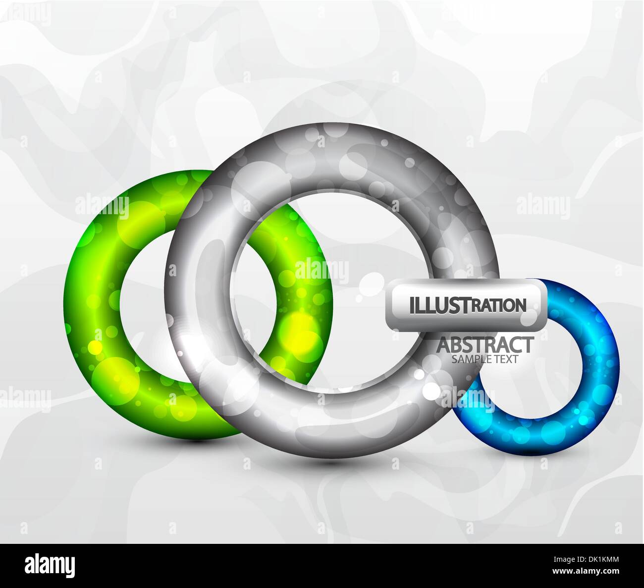 Abstract translucent ring donuts bubble design Stock Vector Image & Art ...