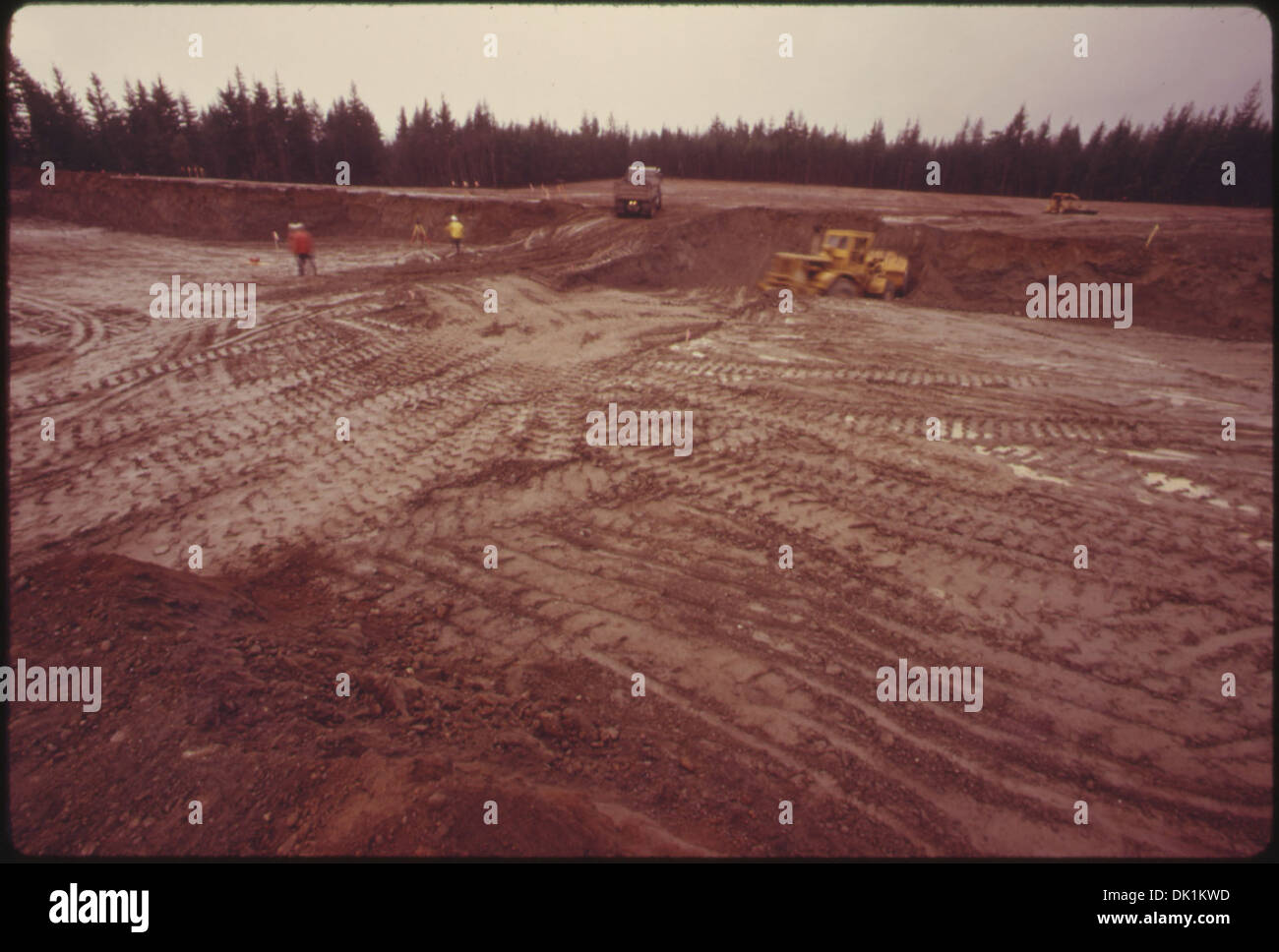 Construction at the Bangor Annex for the Trident Submarine Base ...