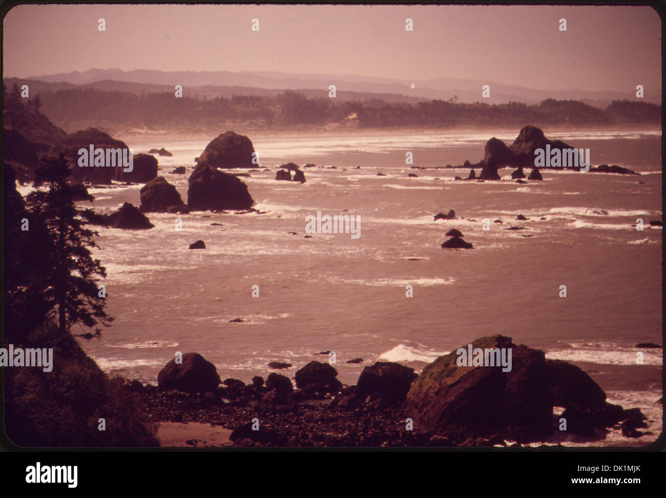 This photograph shows volcanic rocks emerging from the ocean, likely as ...
