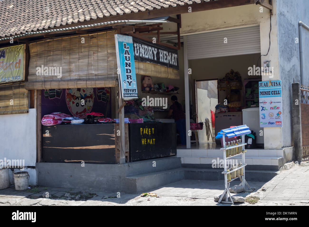 Indonesian shop front Stock Photo - Alamy