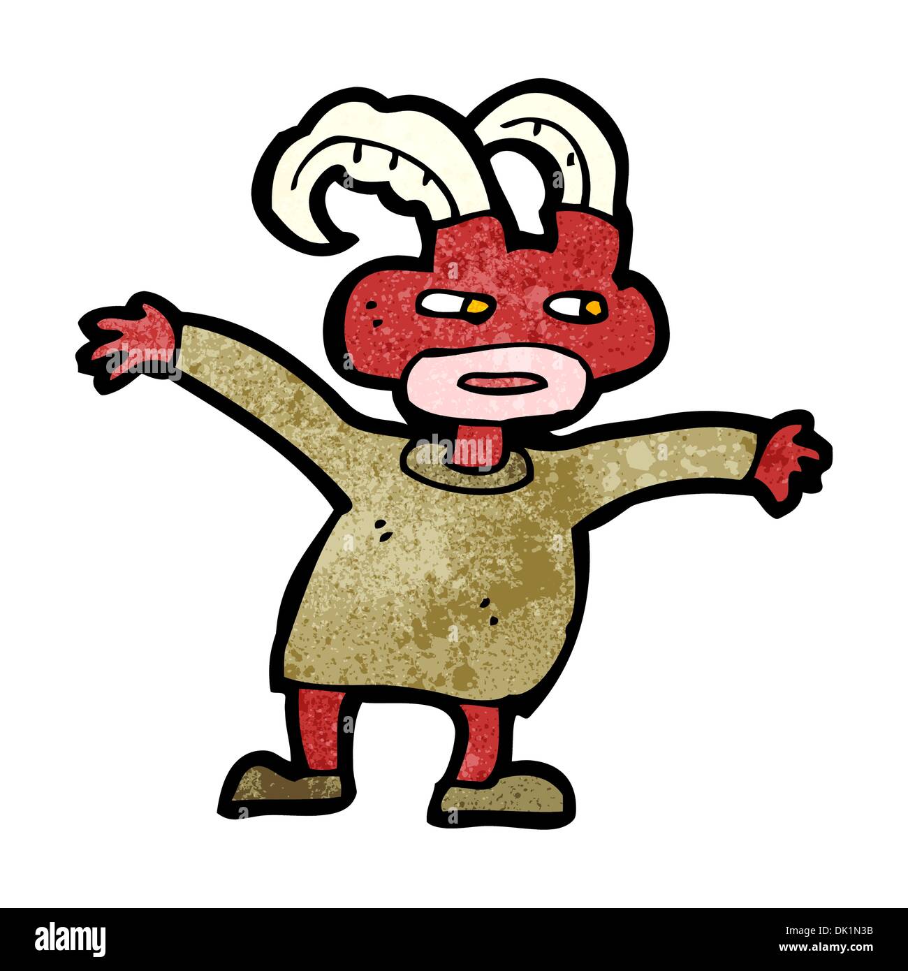 Retro cartoon with texture. Isolated on White Stock Vector Image & Art ...