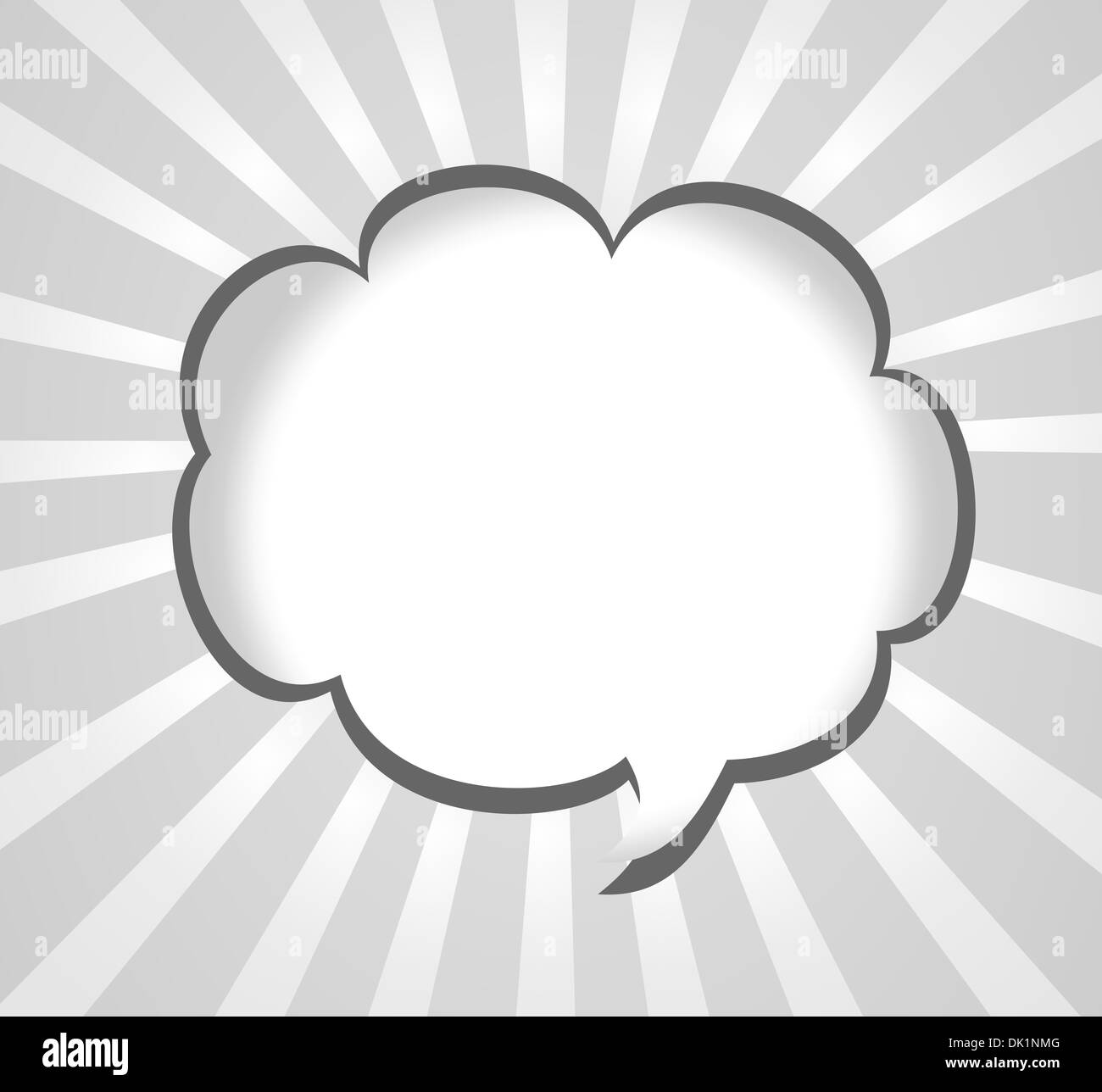 Blank empty speech bubbles Stock Photo - Alamy