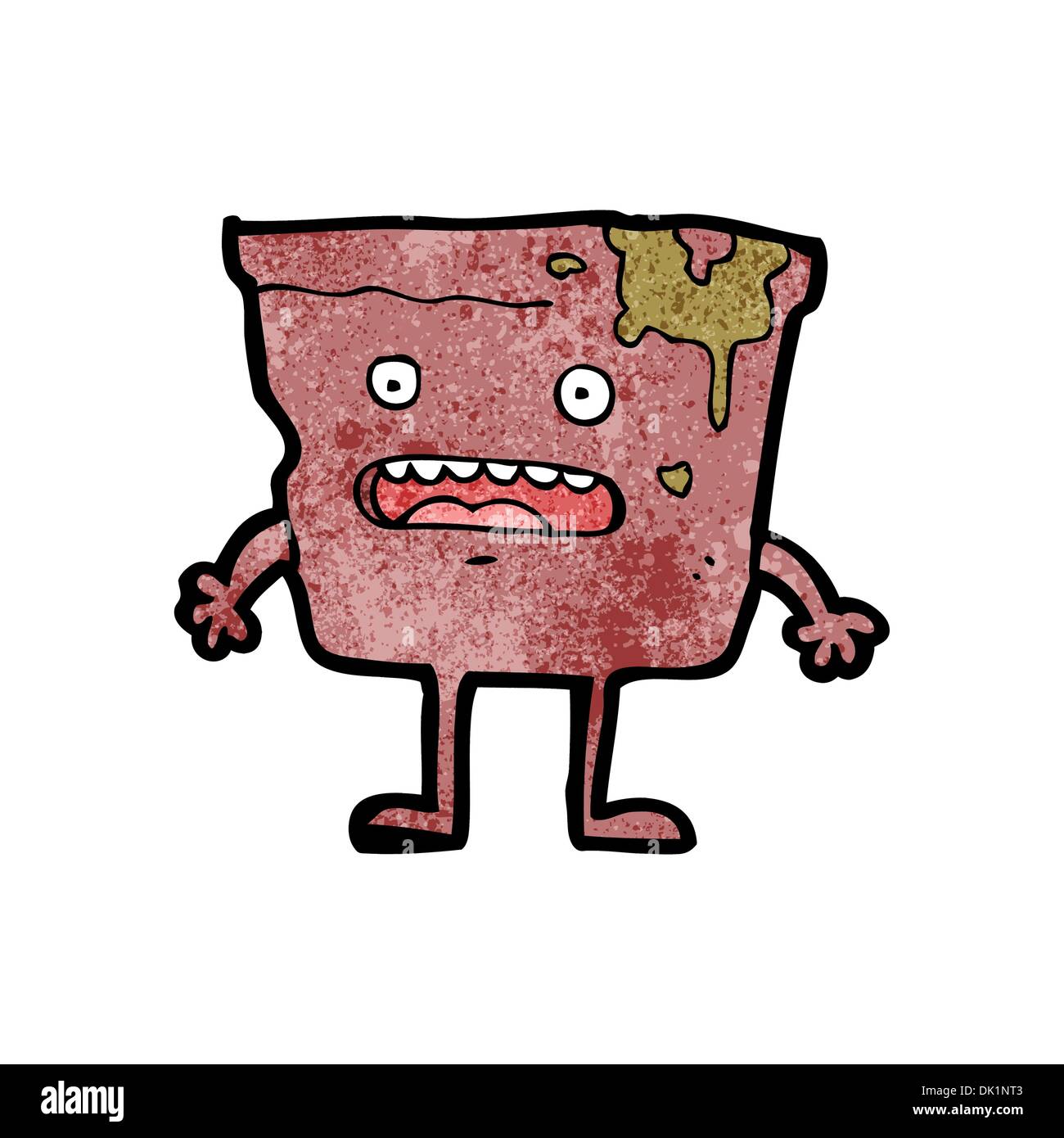 Retro cartoon with texture. Isolated on White Stock Vector Image & Art ...