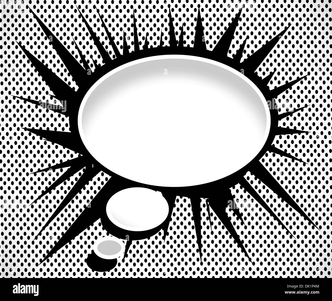 Blank empty speech bubbles Stock Photo - Alamy