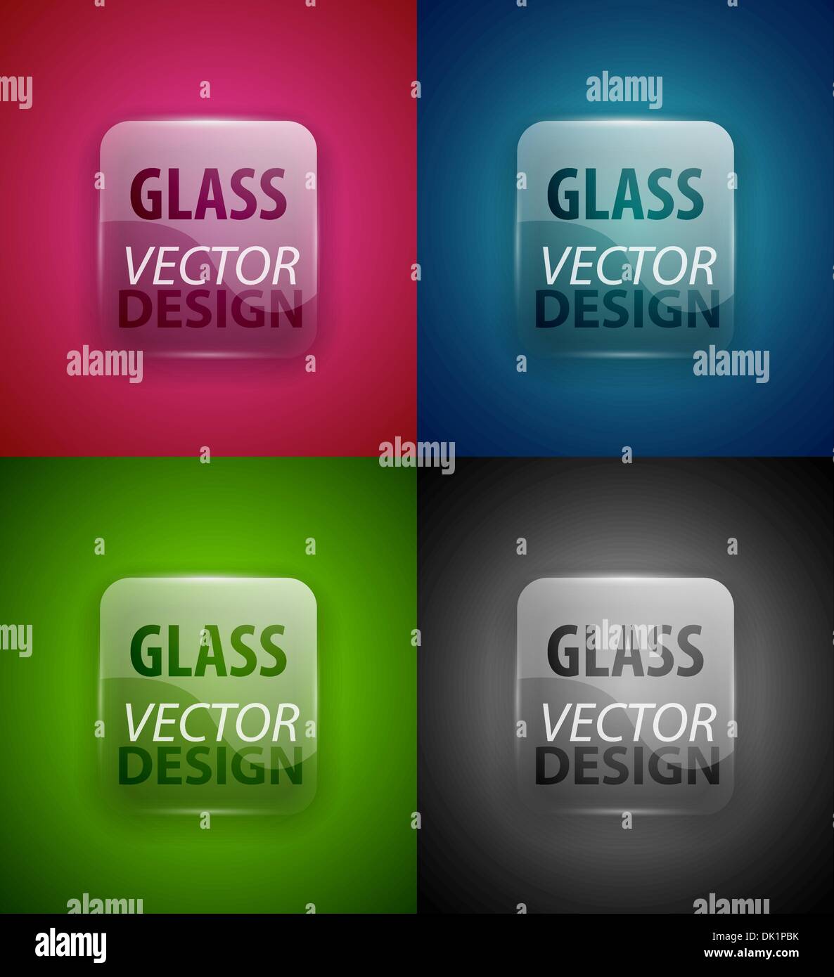 Glass transparent plate for text Stock Vector Image & Art - Alamy