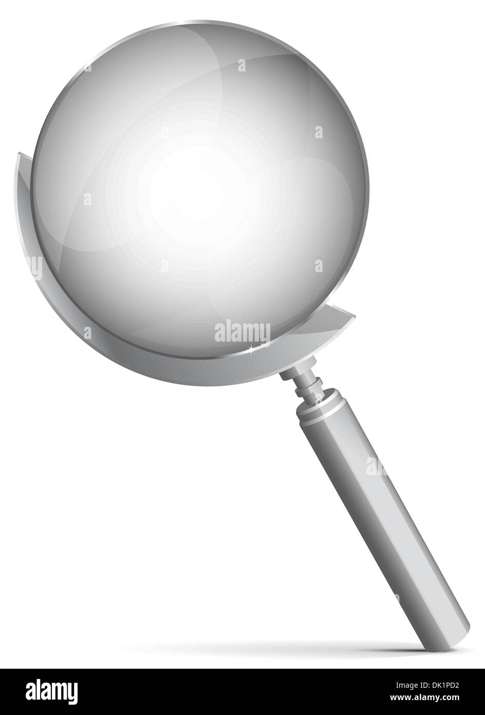 Vector illustration of magnifying glass Stock Vector Image & Art - Alamy