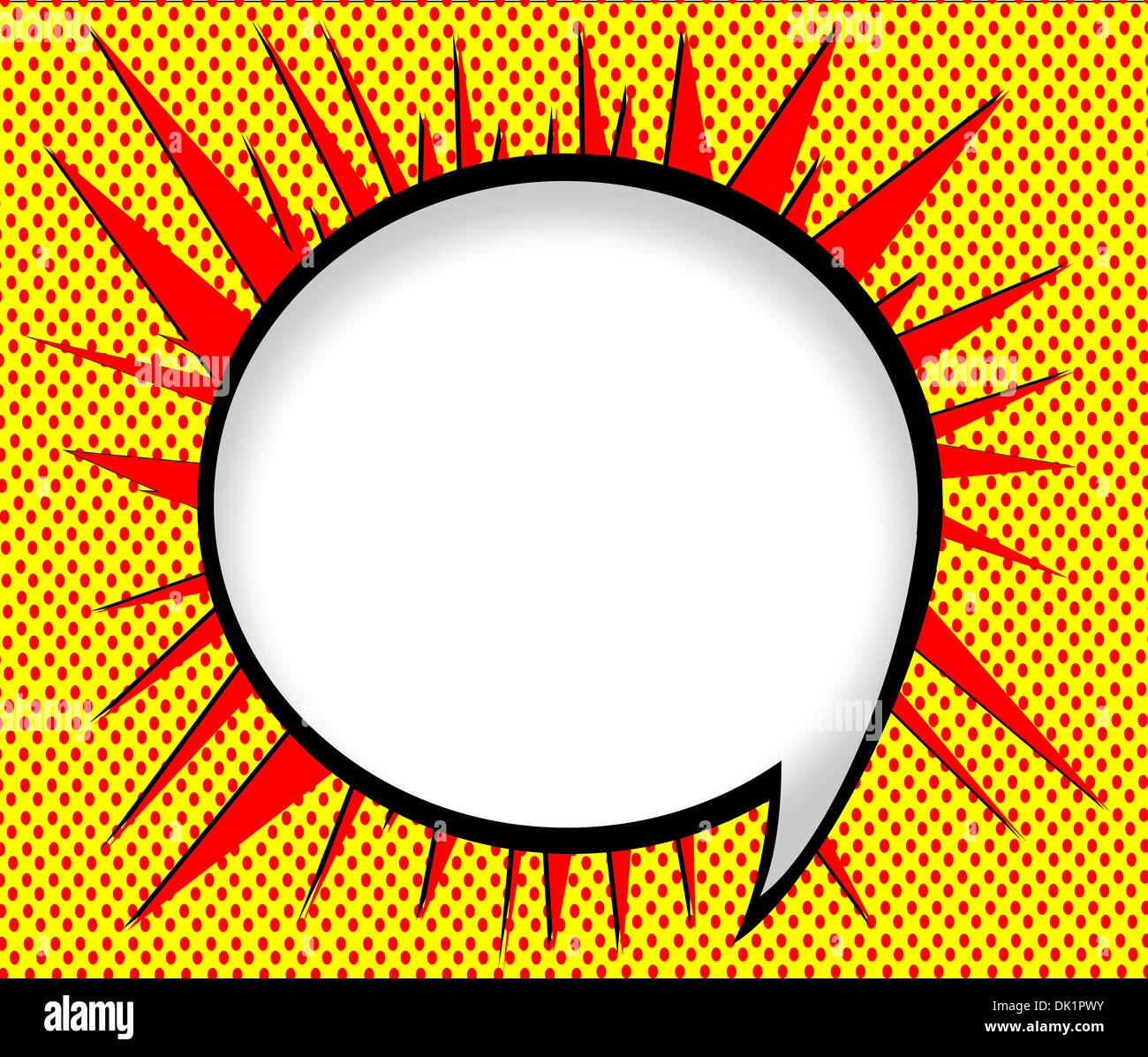 Blank empty speech bubbles Stock Photo - Alamy