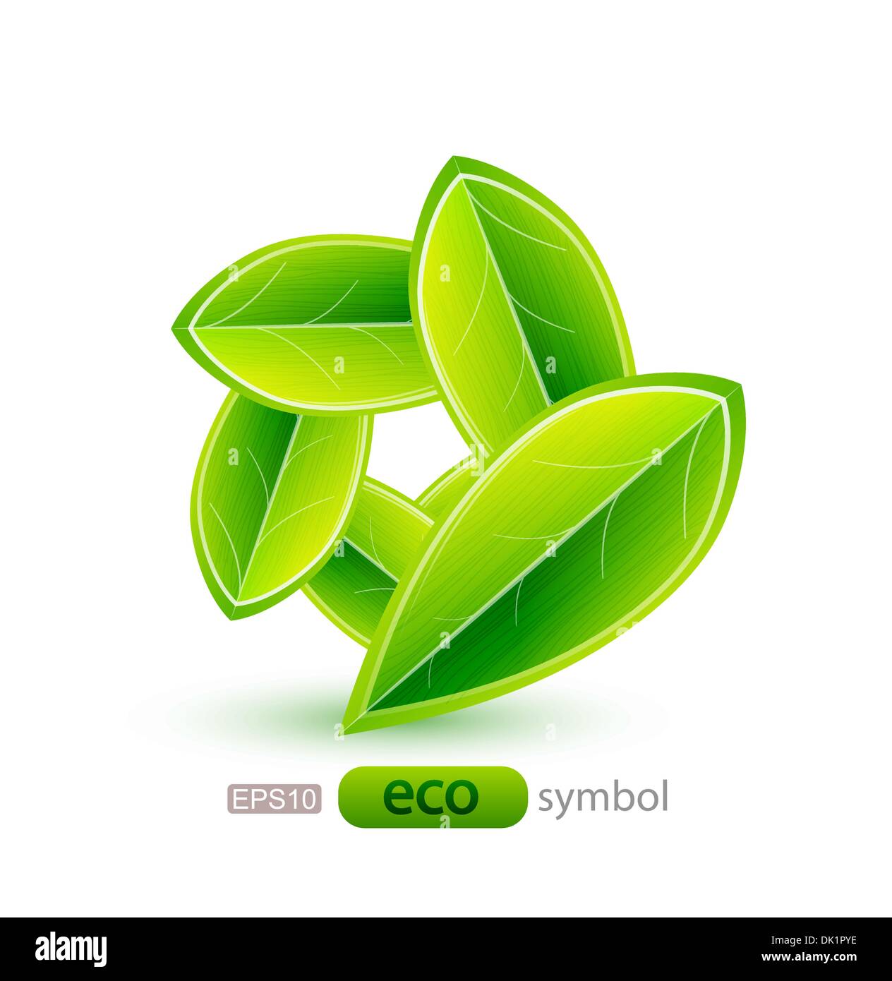 Green concept made of leaves Stock Vector Image & Art - Alamy