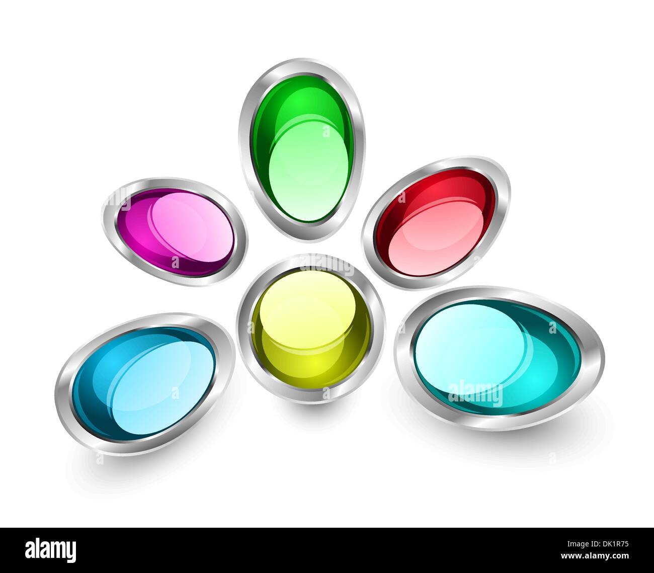 Colorful glass shapes Stock Vector Image & Art - Alamy