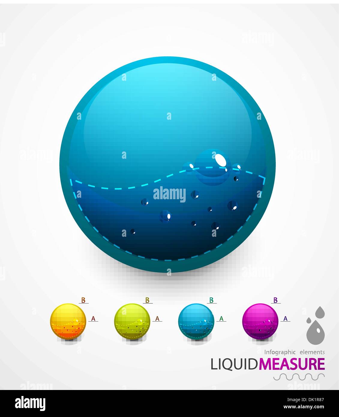Design elements for water or othe liquid things Stock Vector Image ...