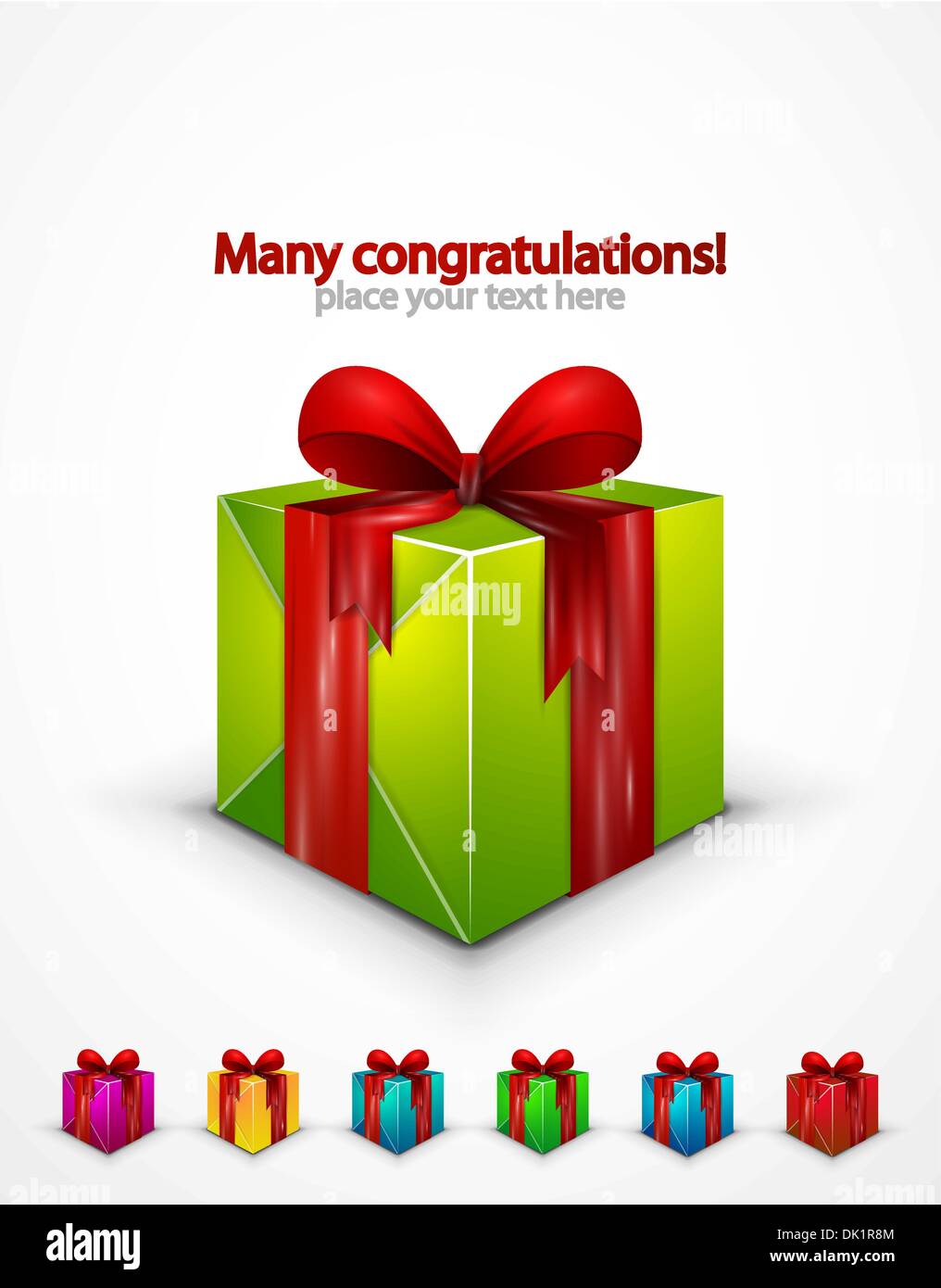 Vector illustration of realistic gift box symbol Stock Vector Image ...