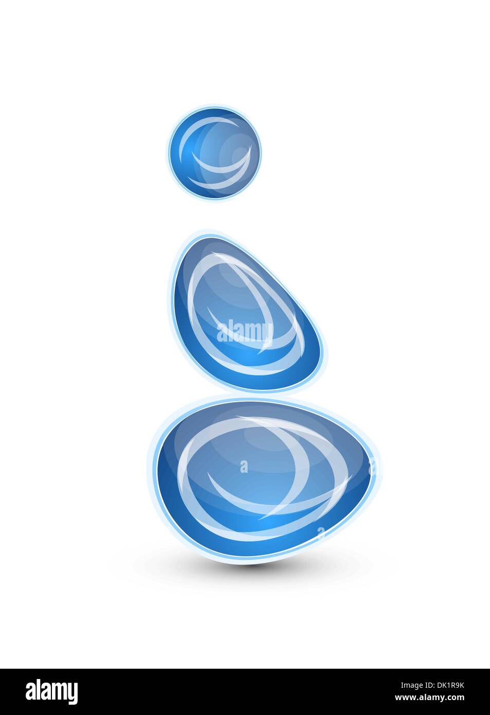 Vector smooth glass shapes design Stock Vector Image & Art - Alamy