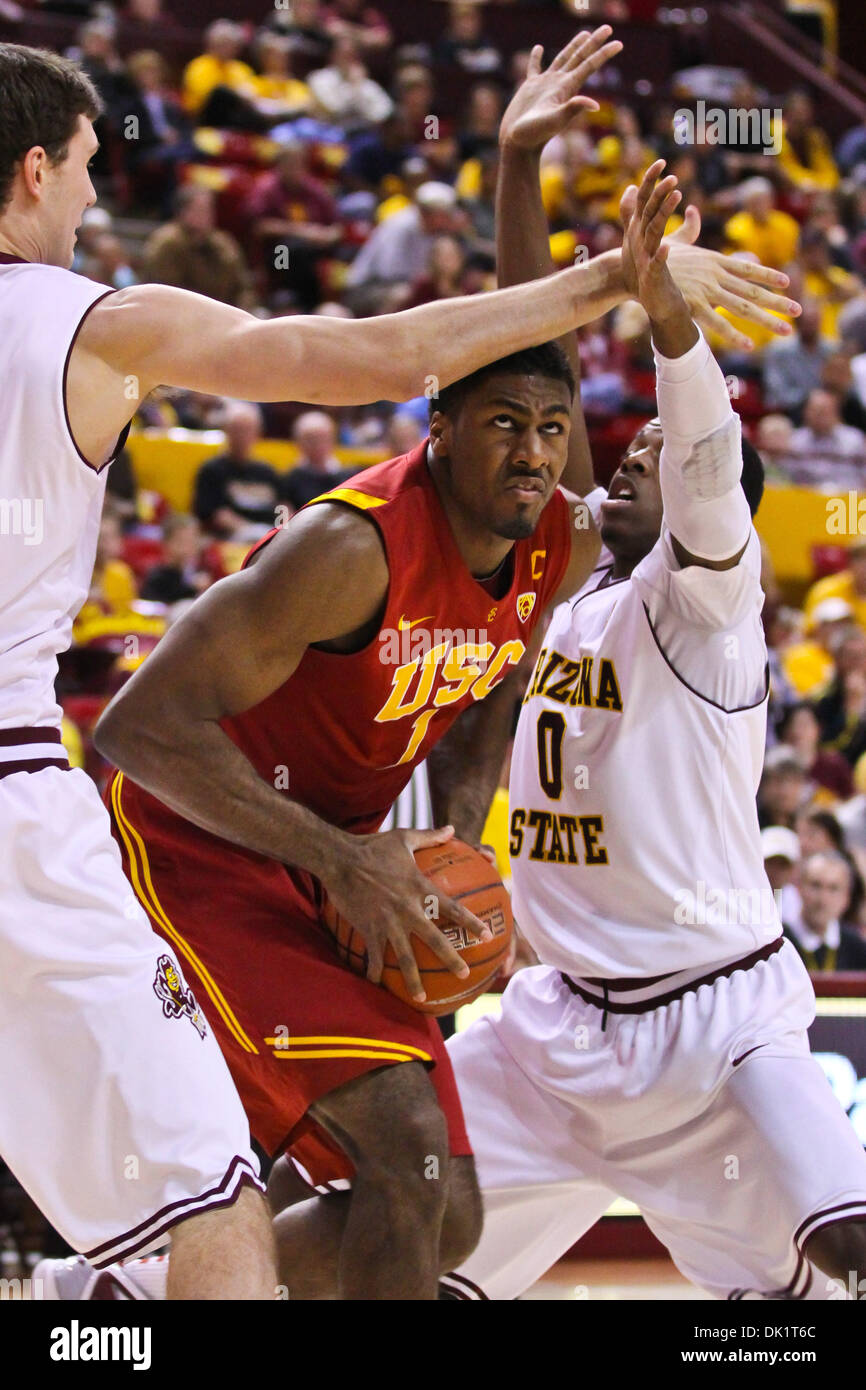 Jan. 27, 2011 - Tempe, Arizona, United States of America - USC forward ...