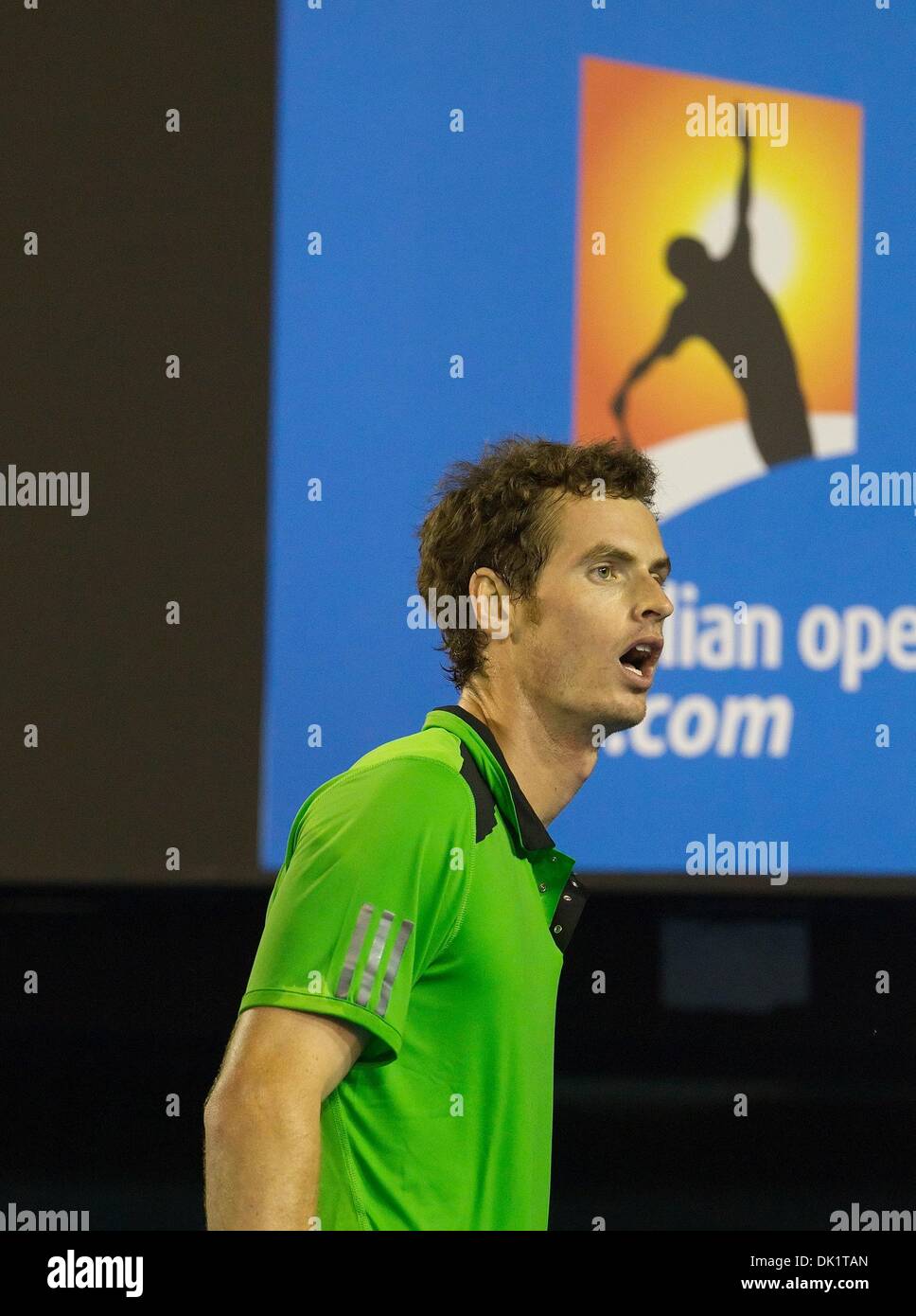 Jan 28, 2011 - Melbourne, Australia - ANDY MURRAY (GBR) in action ...