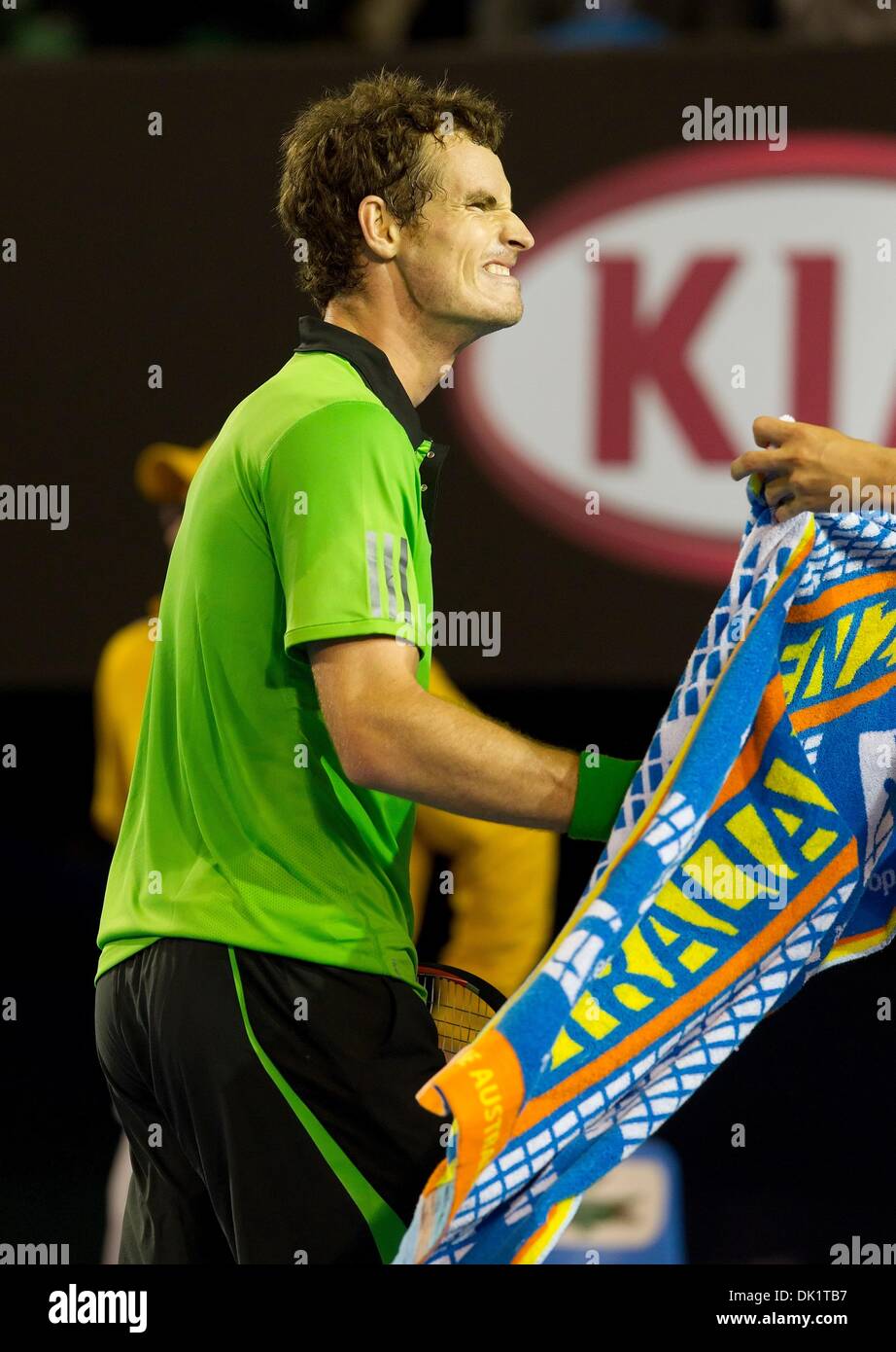 Jan 28, 2011 - Melbourne, Australia - ANDY MURRAY (GBR) in action ...