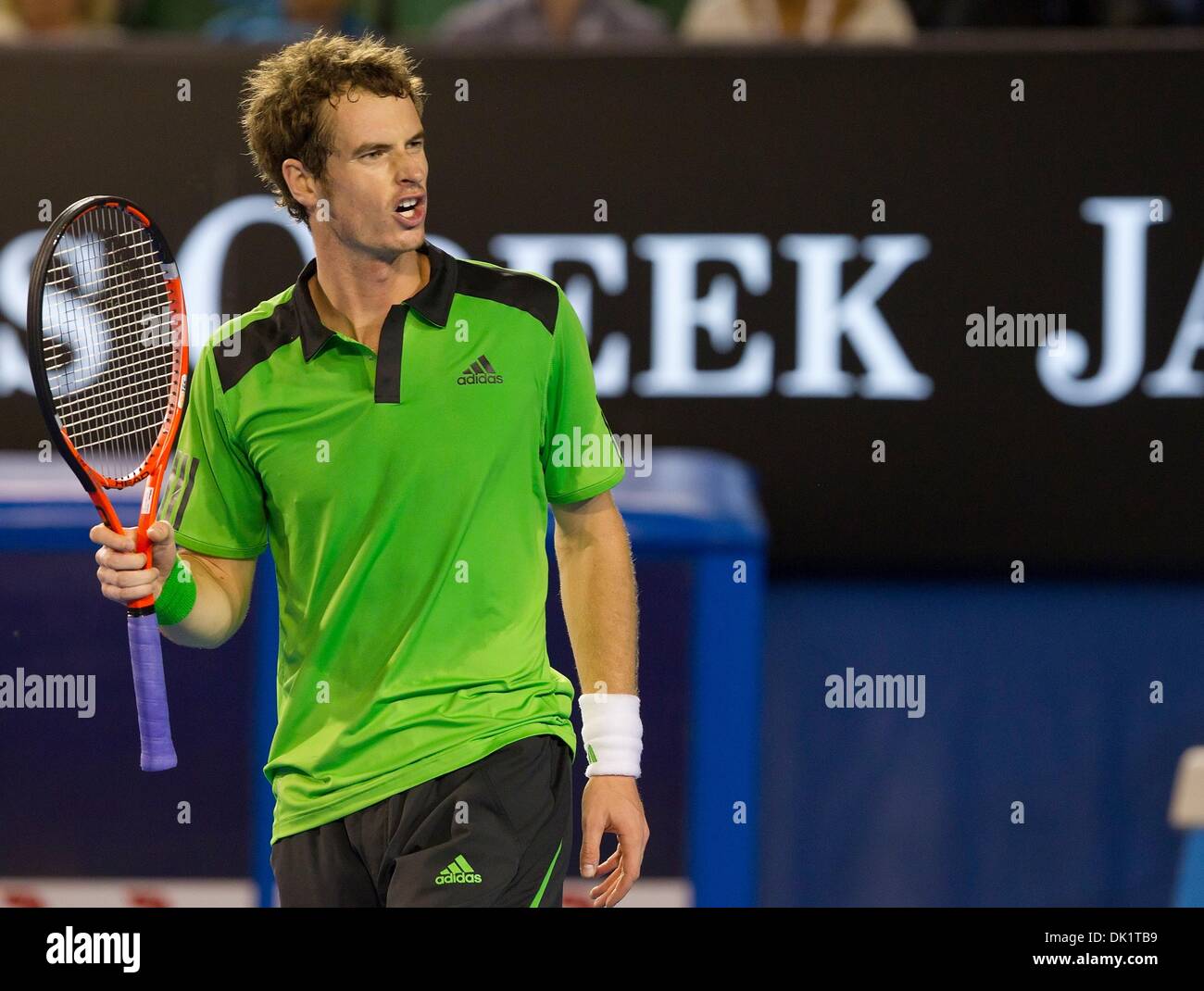 Jan 28, 2011 - Melbourne, Australia - ANDY MURRAY (GBR) in action ...