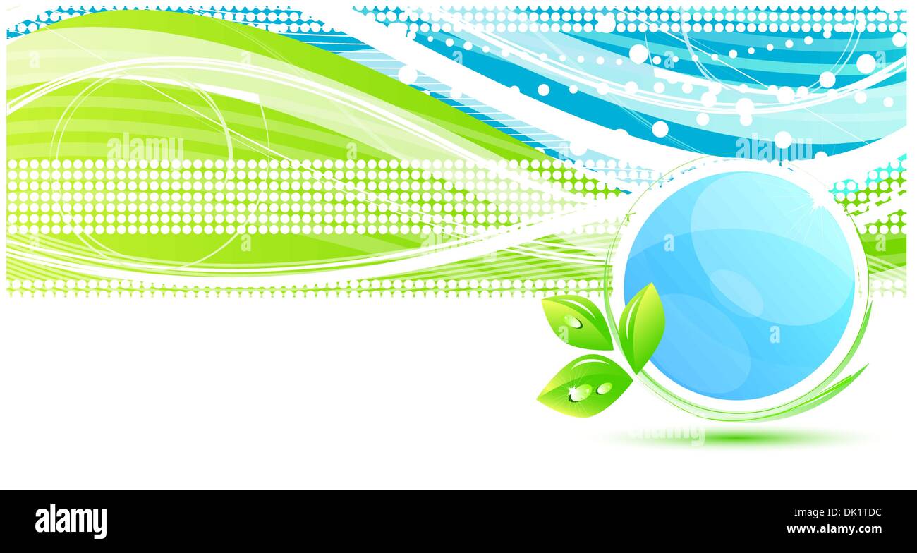 Abstract vector green wave template Stock Vector Image & Art - Alamy