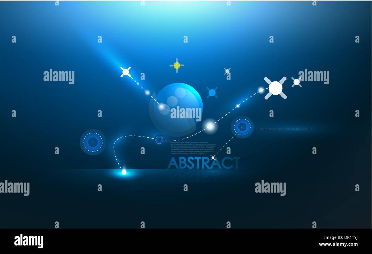 Blue space nebula elements Stock Vector Images - Alamy