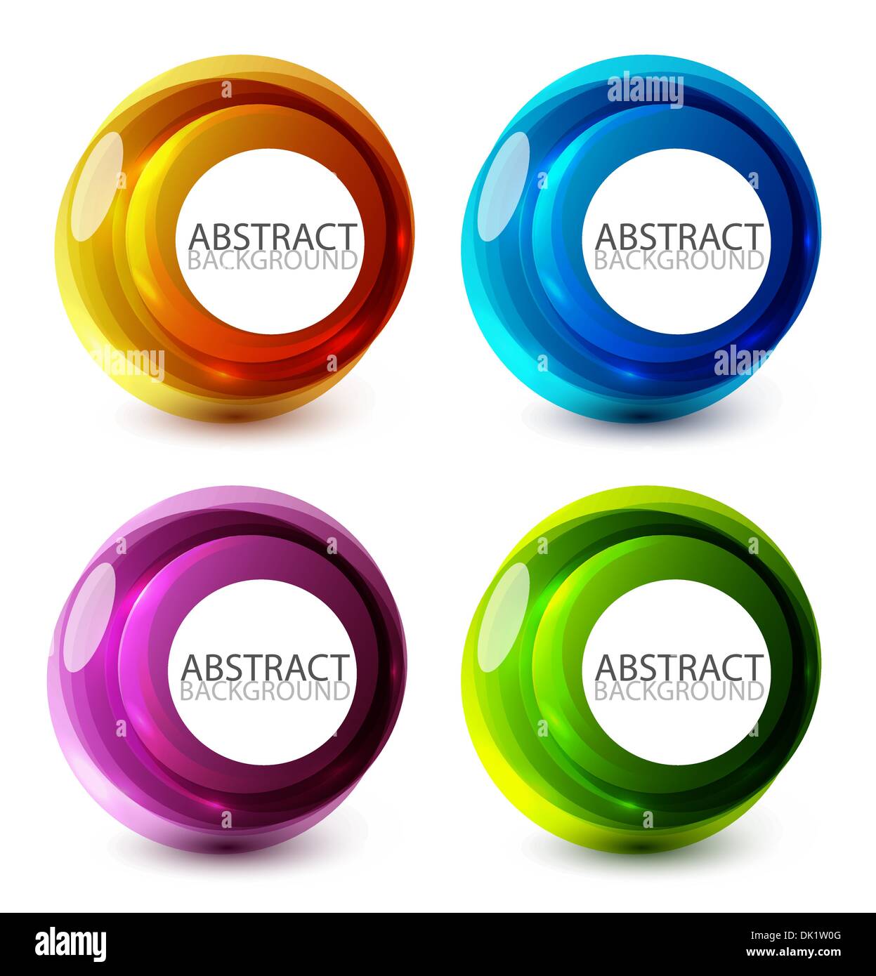 Abstract swirl vector design set Stock Vector Image & Art - Alamy