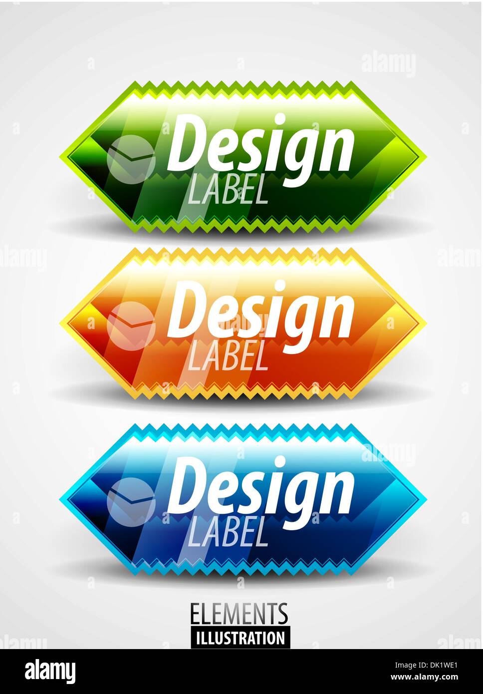 Luxury round frame vector set labels hi-res stock photography and ...