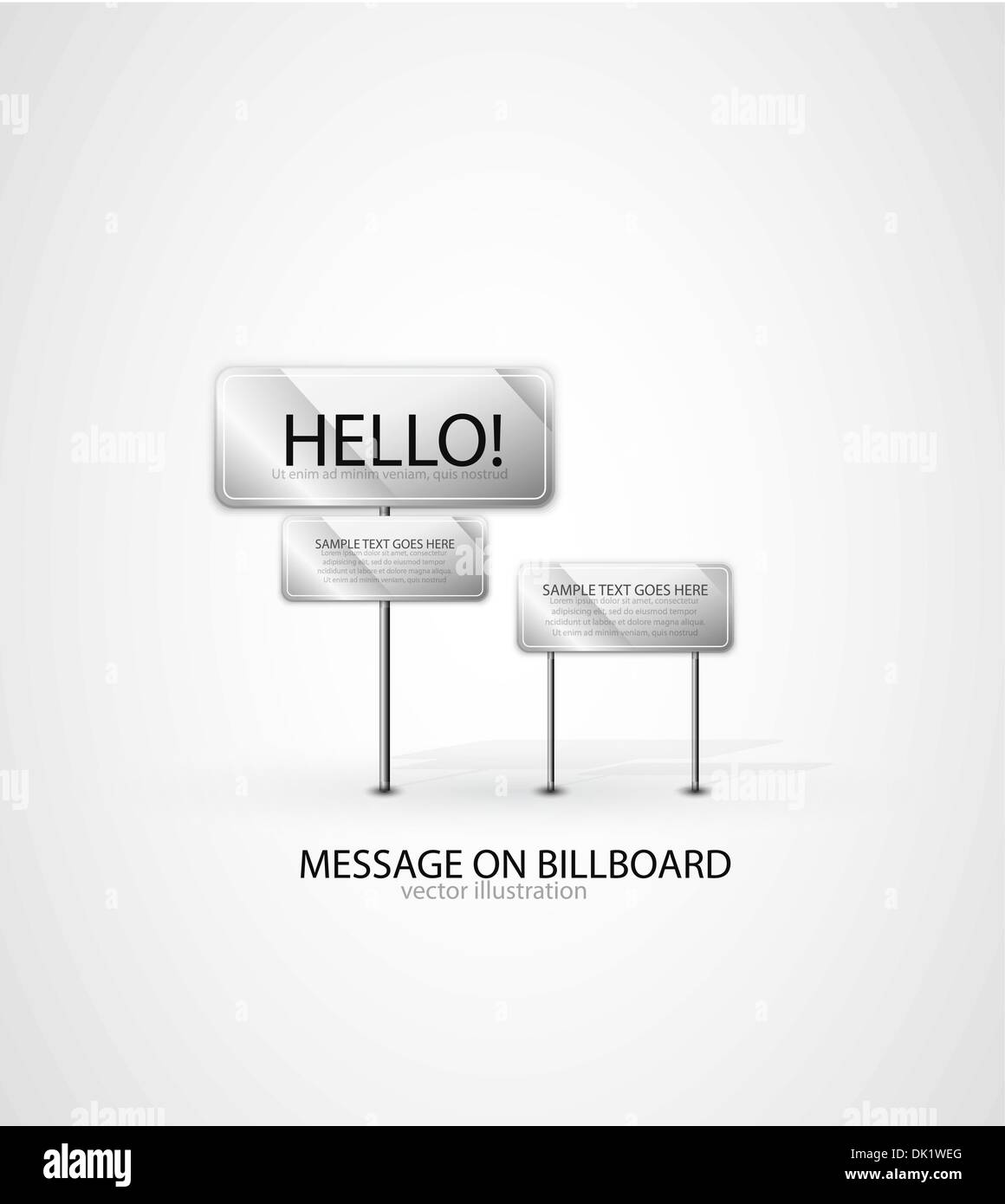 Vector billboard plates background design Stock Vector Image & Art - Alamy