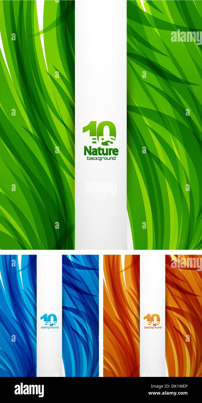 Abstract wave texture vector background set Stock Vector Image & Art ...