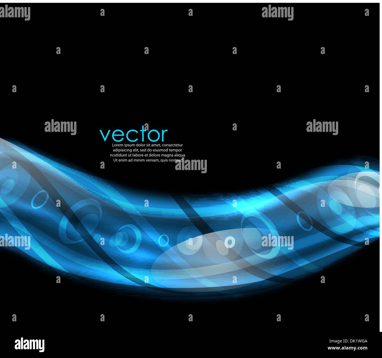 Wave wire. Vector abstract background Stock Vector Image & Art - Alamy