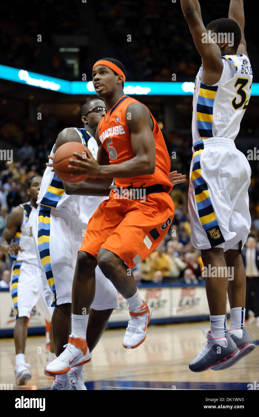 Jan. 29, 2011 - Milwaukee, Wisconsin, USA - Syracuse forward C.J. Fair ...