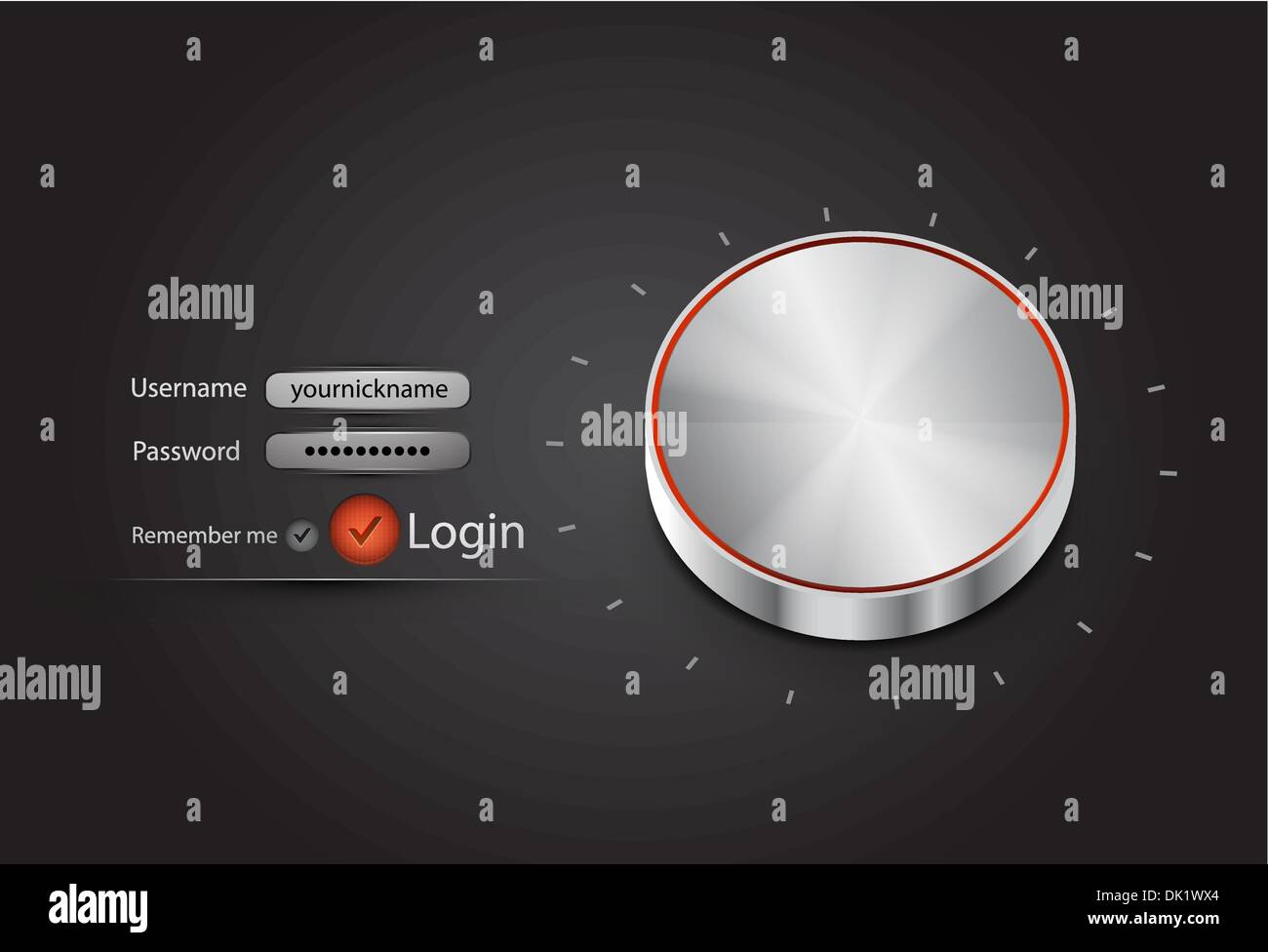 Vector techno login page background Stock Vector Image & Art - Alamy