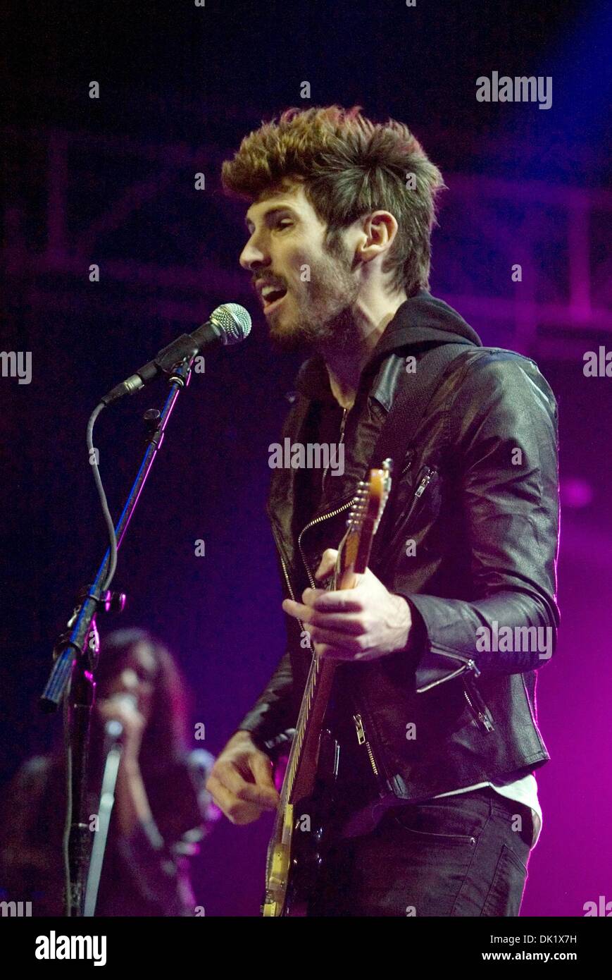 Las Vegas, Nevada, USA. 1st Dec, 2013. Guitarist, vocalist Ryan Daly of ...