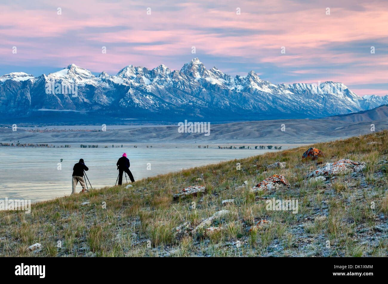 Dawn grand tetons hi-res stock photography and images - Alamy