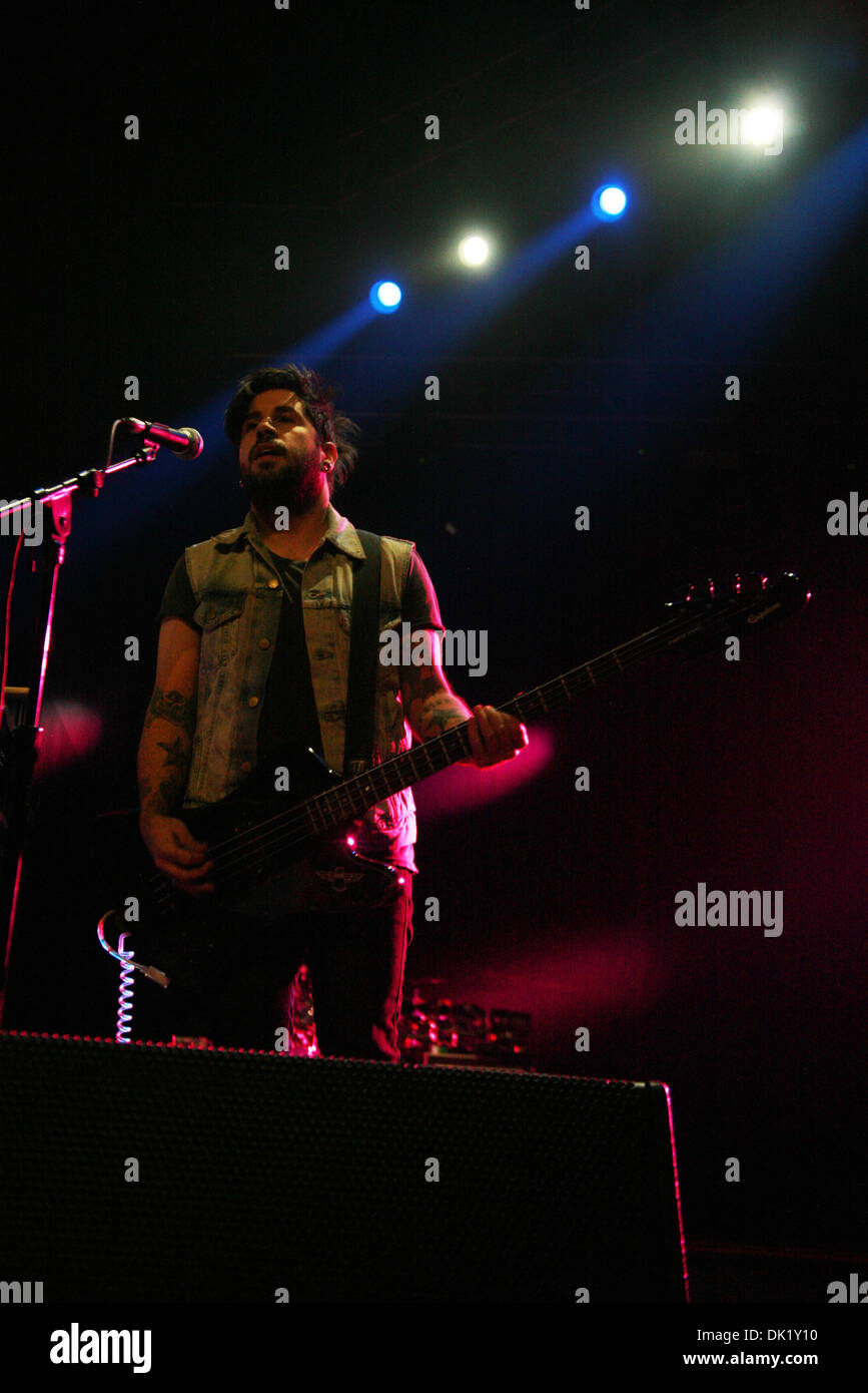 Las Vegas, Nevada, USA. 1st Dec, 2013. Bassist Randy Schulte of the Alt ...