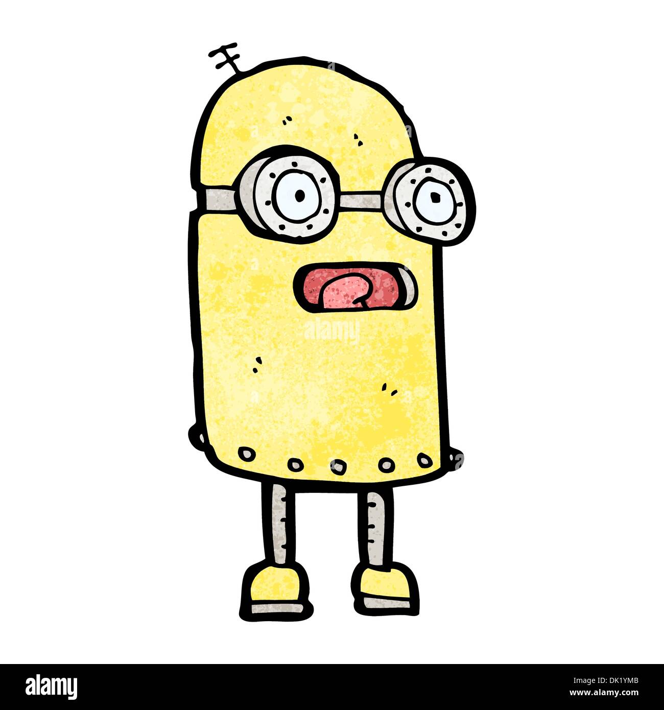 Retro cartoon with texture. Isolated on White Stock Vector Image & Art ...