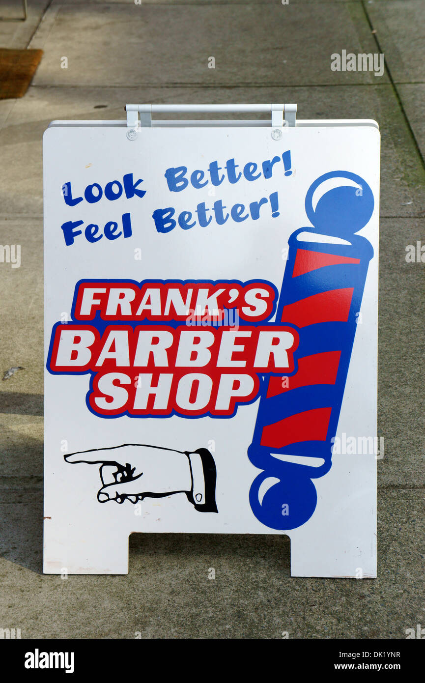 Barber shop signs hi-res stock photography and images - Alamy