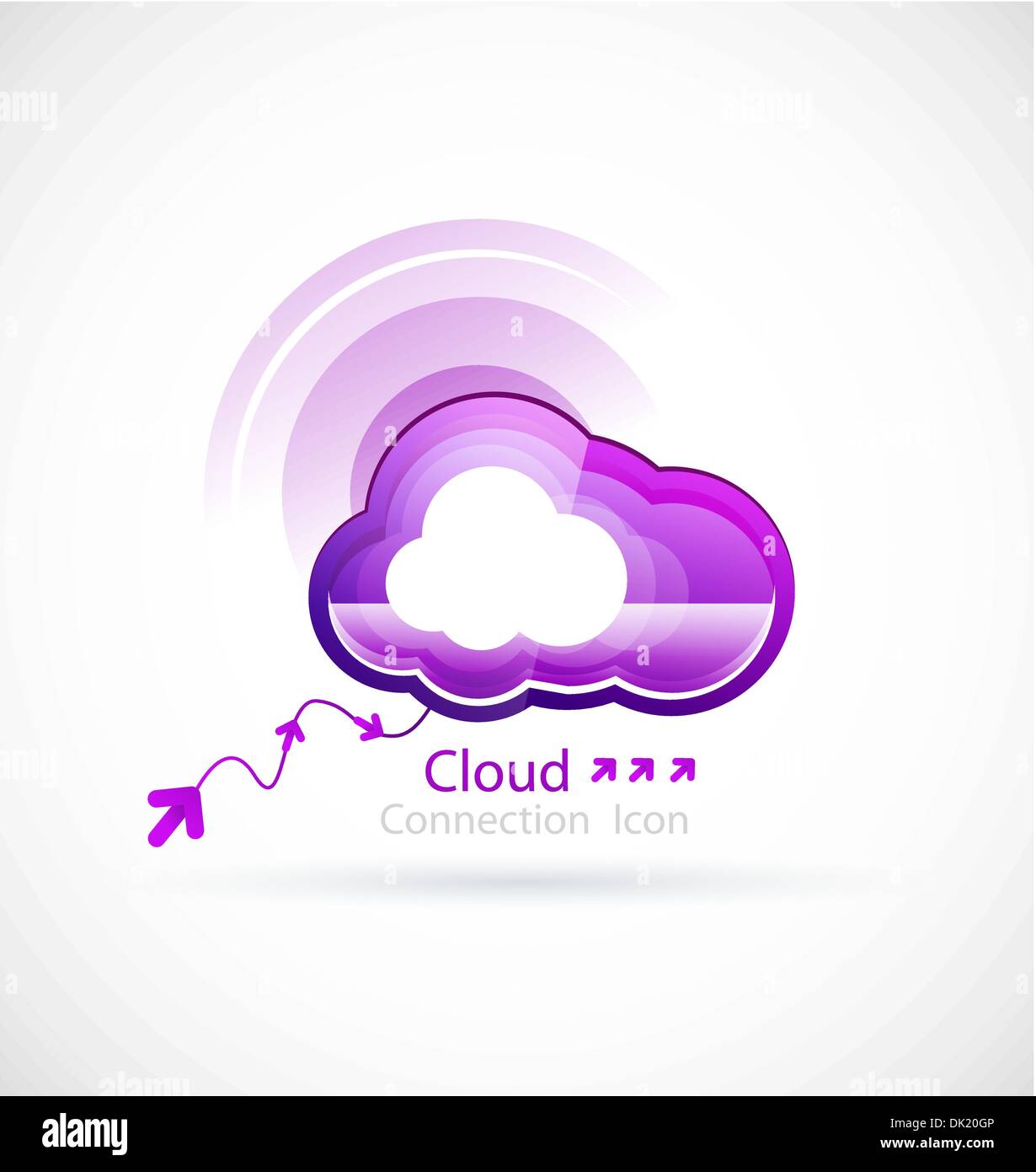 Technology cloud concept. Vector icon Stock Vector Image & Art - Alamy