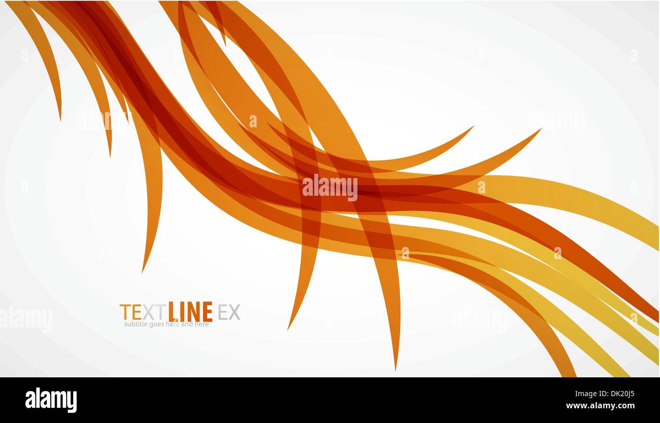 Abstract orange vector wave background Stock Vector Image & Art - Alamy