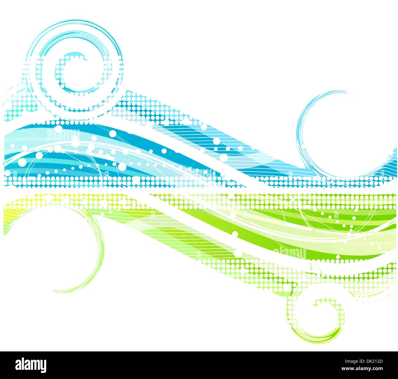 Abstract vector green wave template Stock Vector Image & Art - Alamy