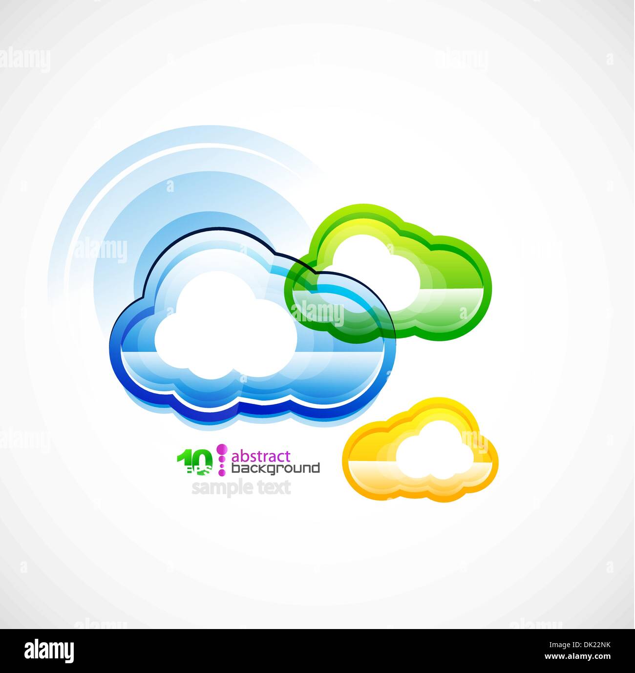 Vector concept of techno cloud. Connections Stock Vector Image & Art - Alamy