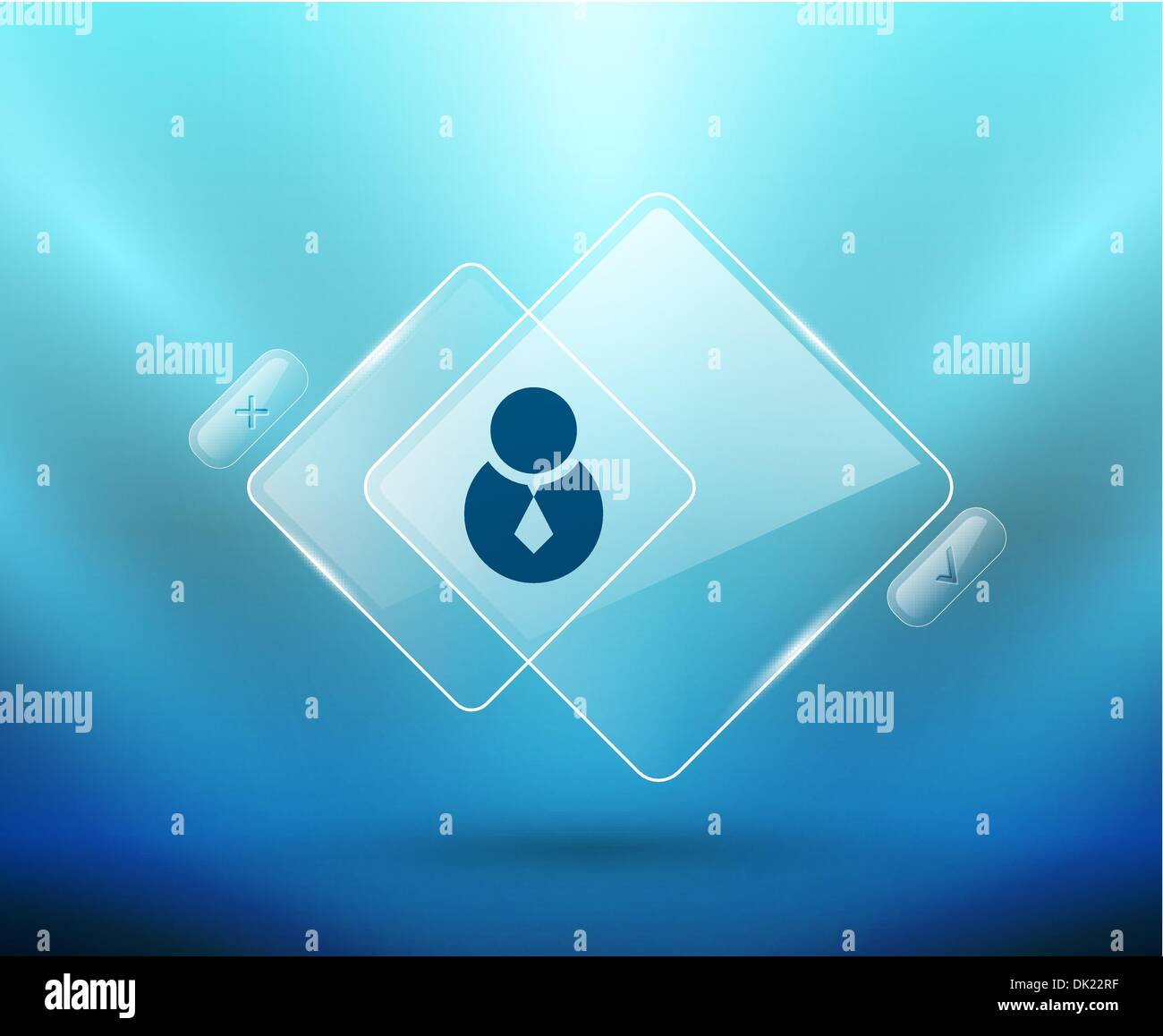 Website template. Glass login frame Stock Vector Image & Art - Alamy