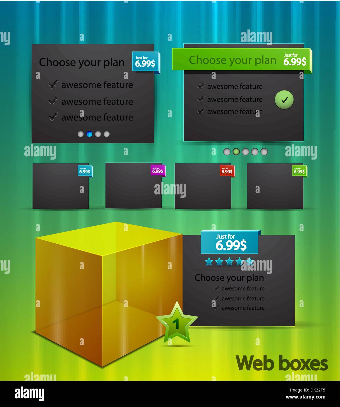 web template vector illustration clean style Stock Vector Image & Art ...