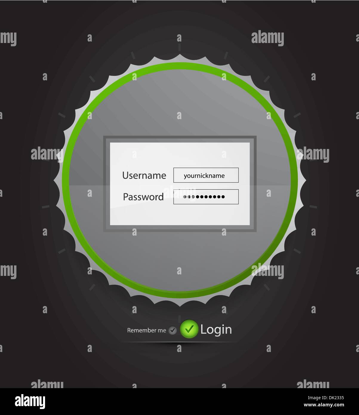 Vector techno login page background Stock Vector Image & Art - Alamy