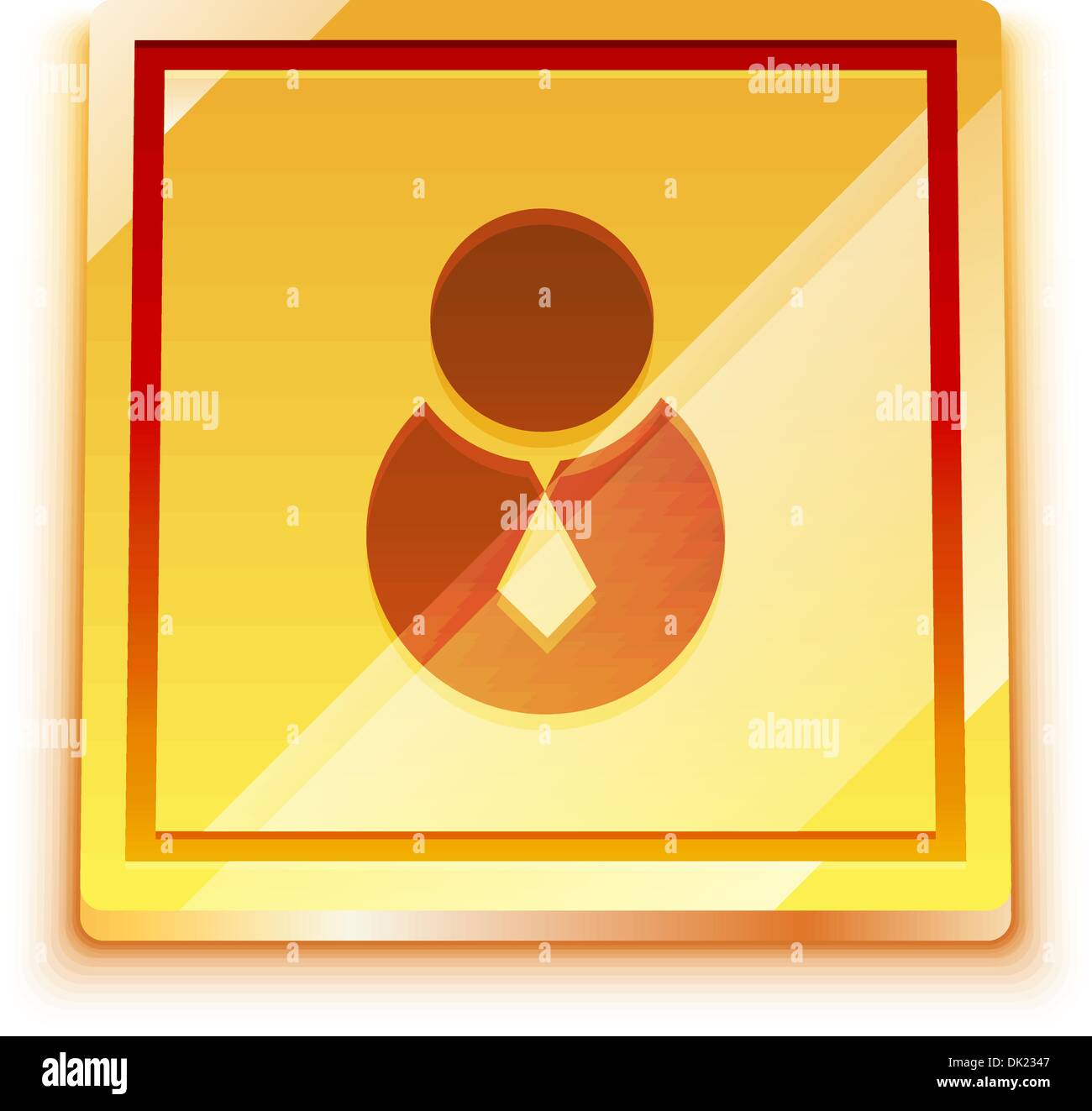 Login icon glossy red round hi-res stock photography and images - Alamy