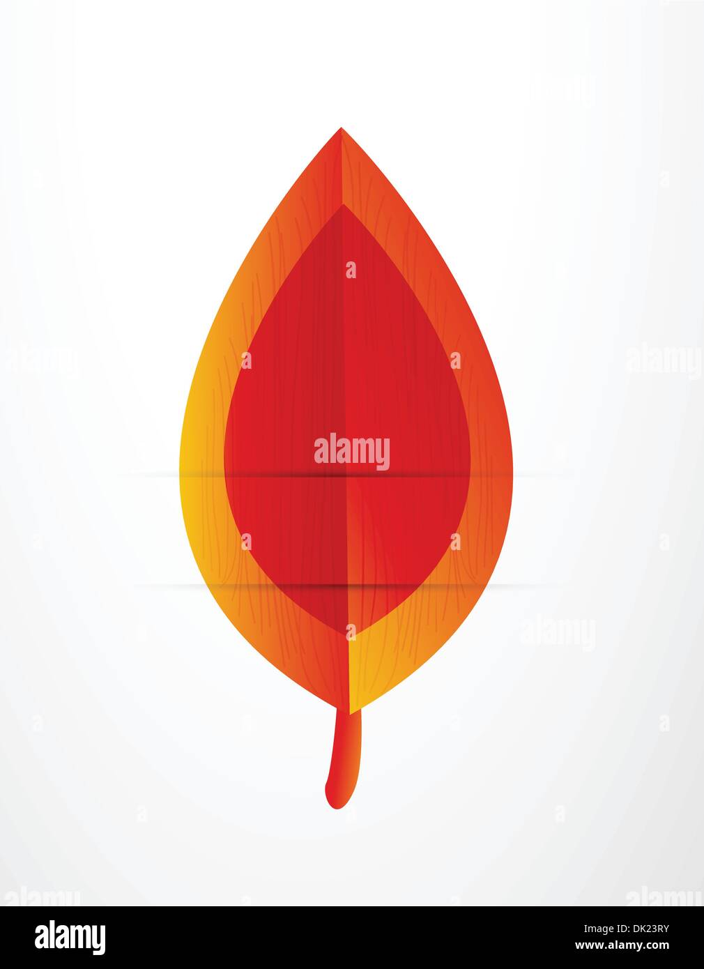 Orange leaves. Vector illustration for your design Stock Vector Image ...