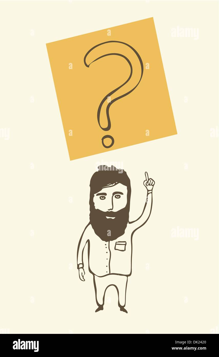 human with a question mark Stock Vector Image & Art - Alamy