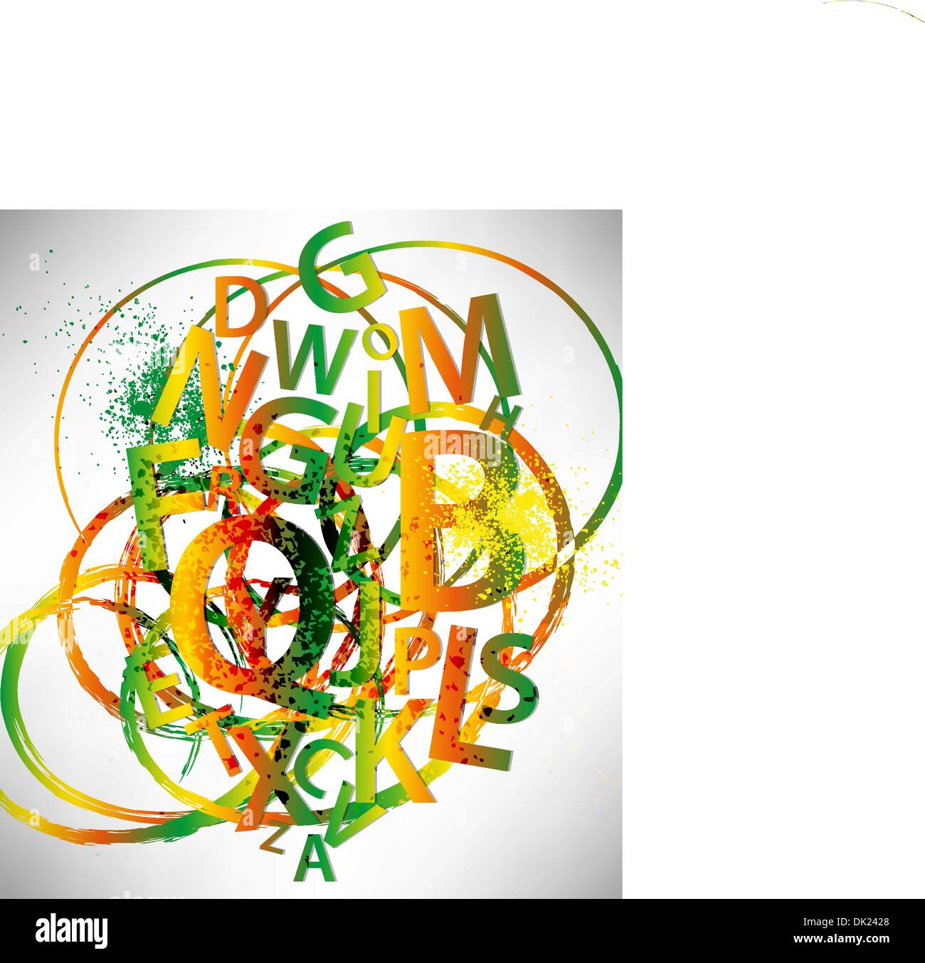 Abstract background with colorful letters Stock Vector Image & Art - Alamy