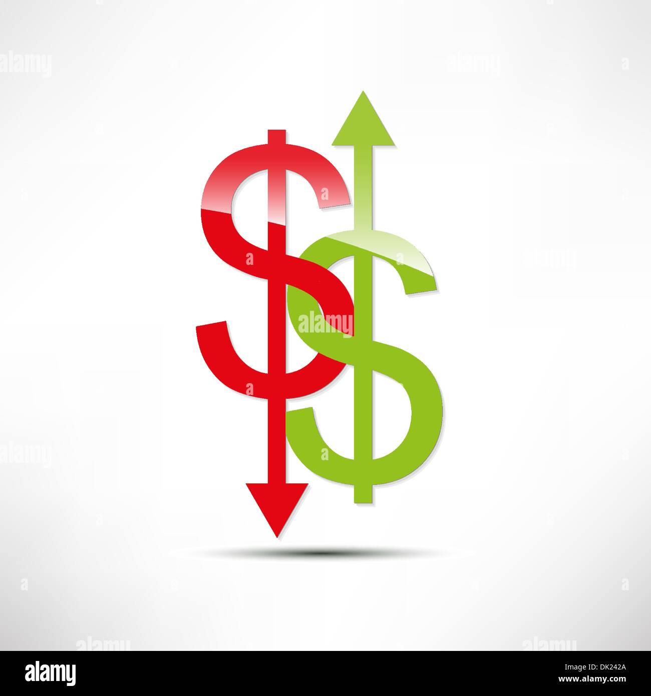 Stock exchange graph yellow background Stock Vector Images - Alamy
