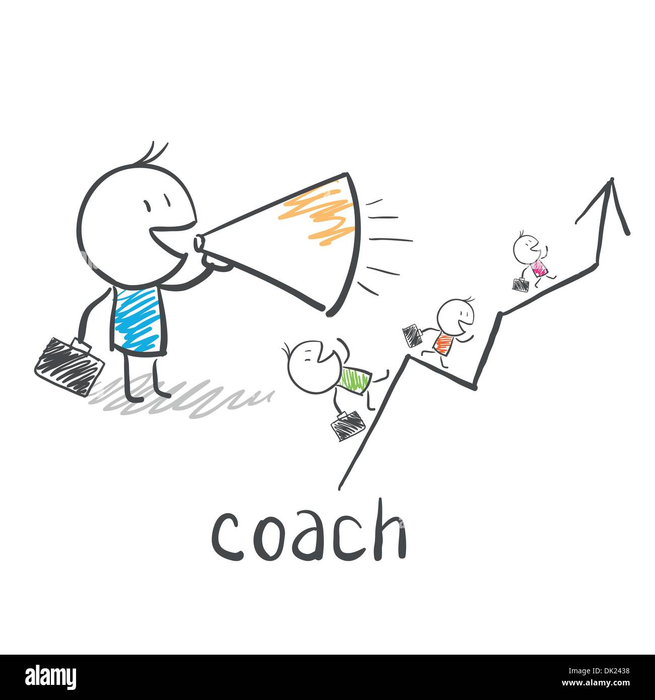 Business coach, trainer Stock Vector Image & Art - Alamy